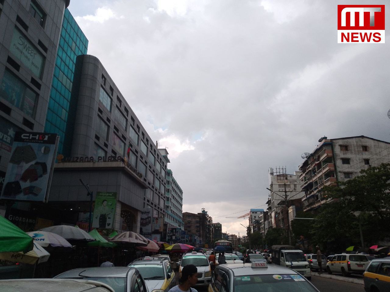 Many Yangon townships are cooled by first scattered heavy rains amid ...